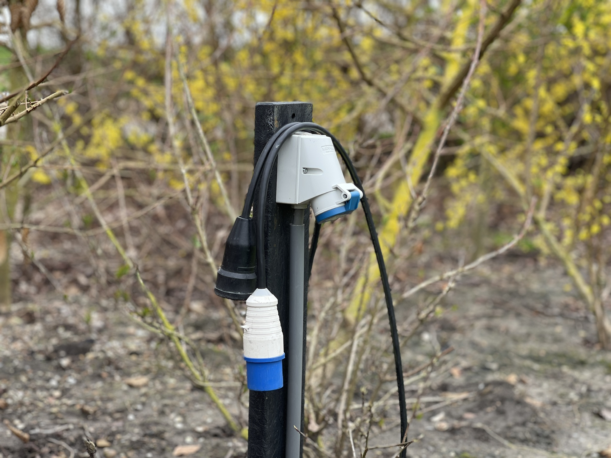 stroom op de camping - Minicamping De Knokkert